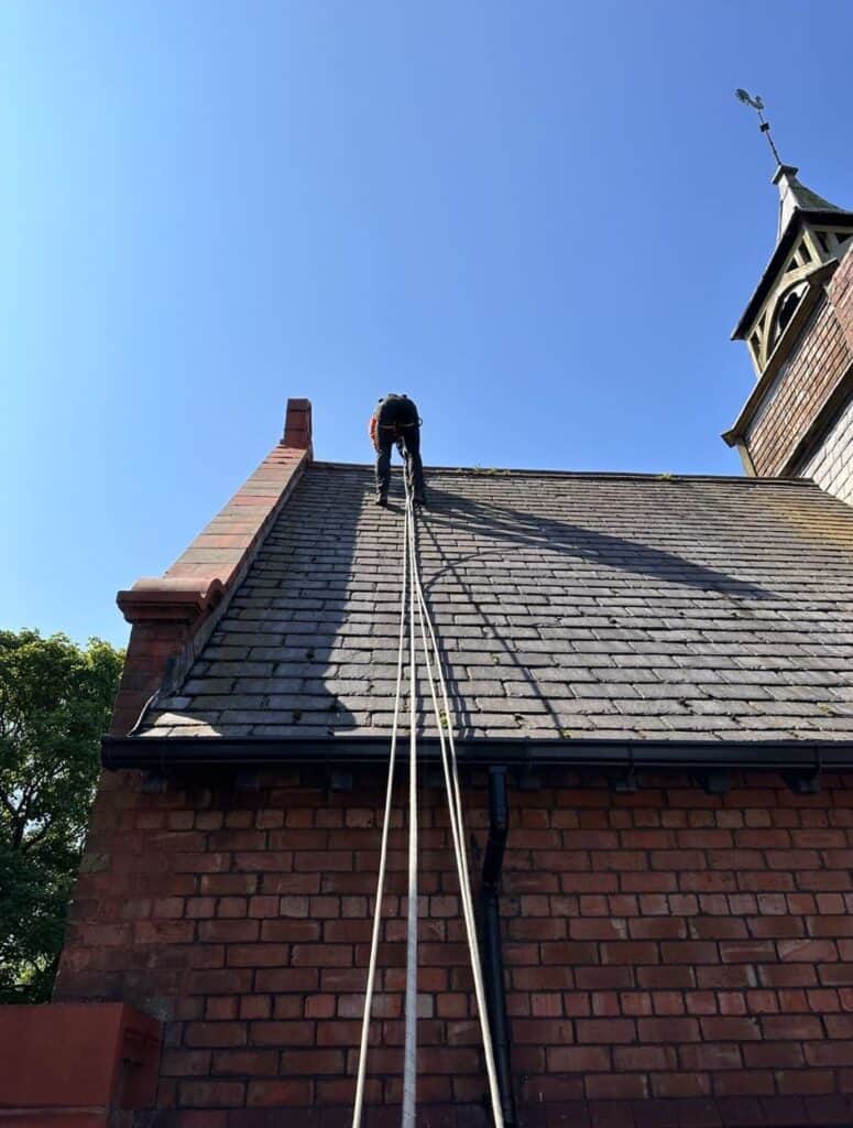 Slate Repairs | ORB Rope Access